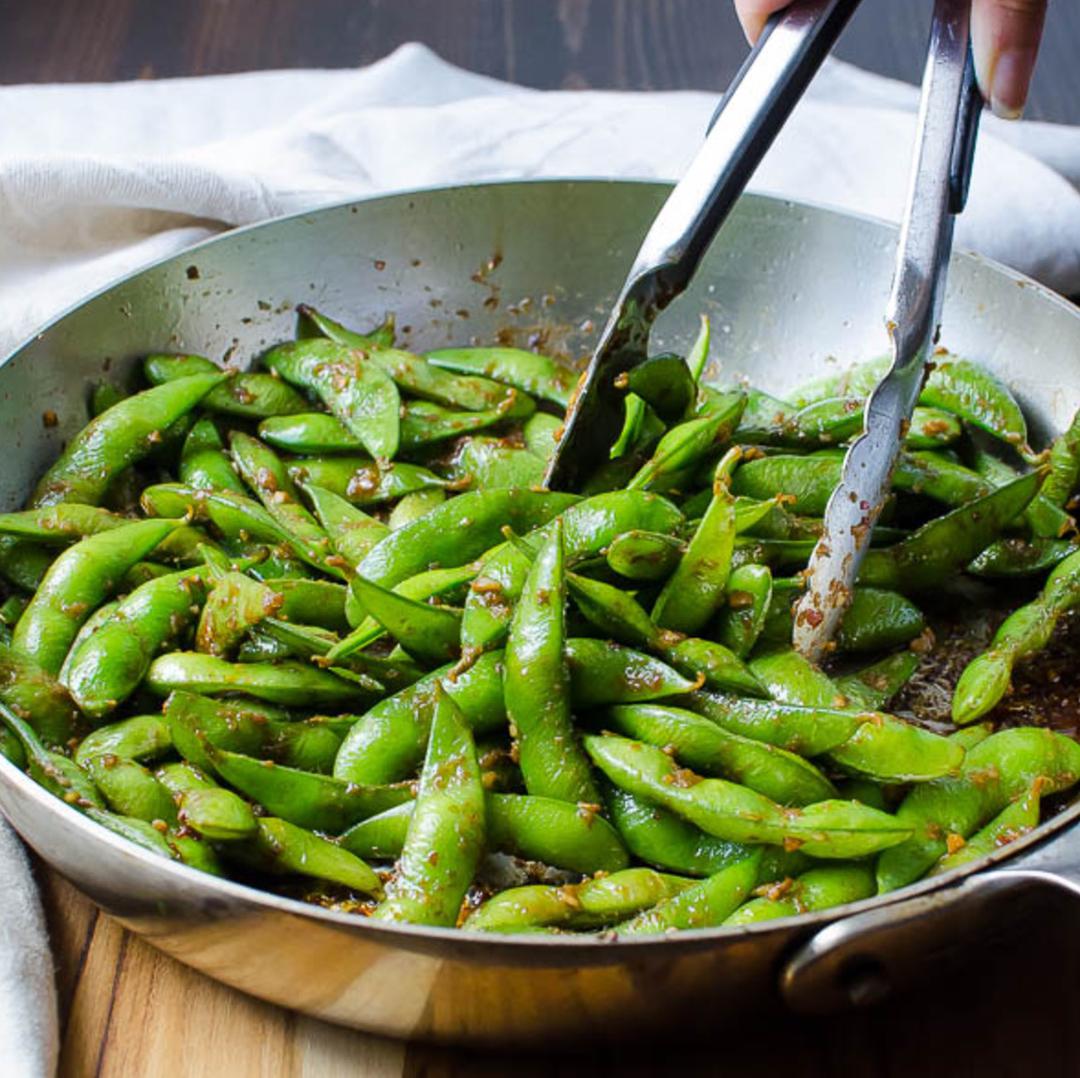 Blistered Edamame
