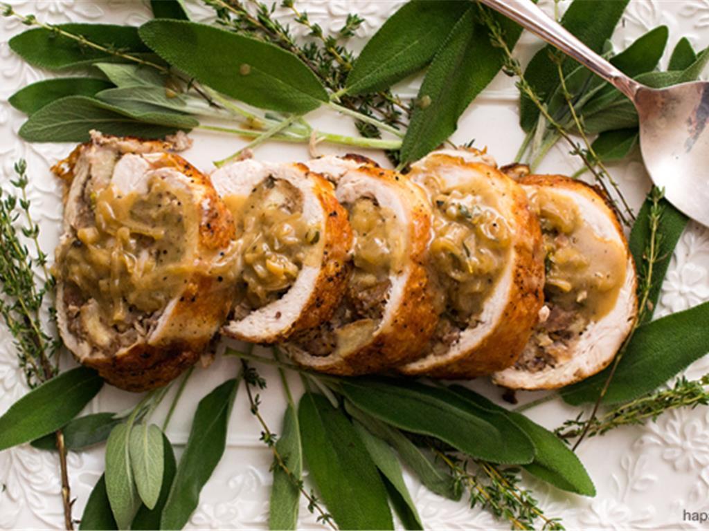 Roasted Turkey Roulade