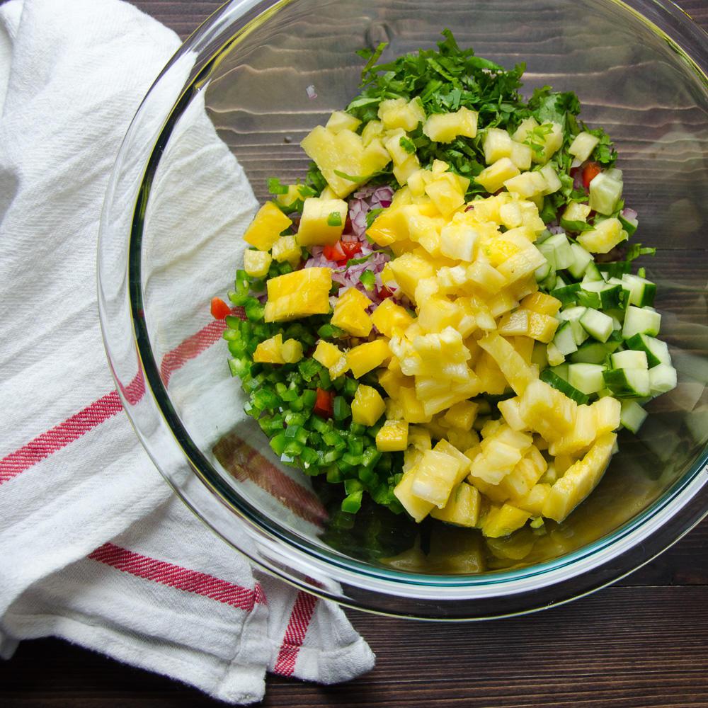 Snapper and Pineapple Ceviche