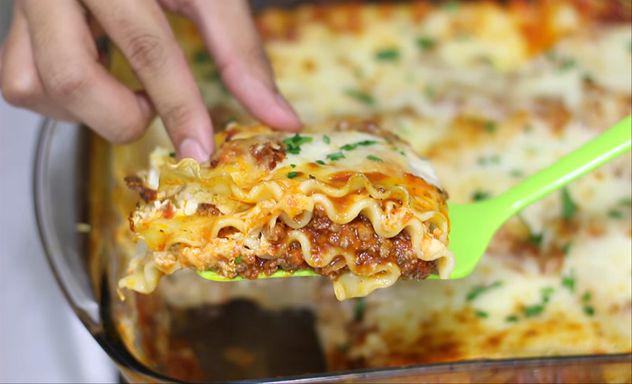 Easy Meat and Cheese Lasagna