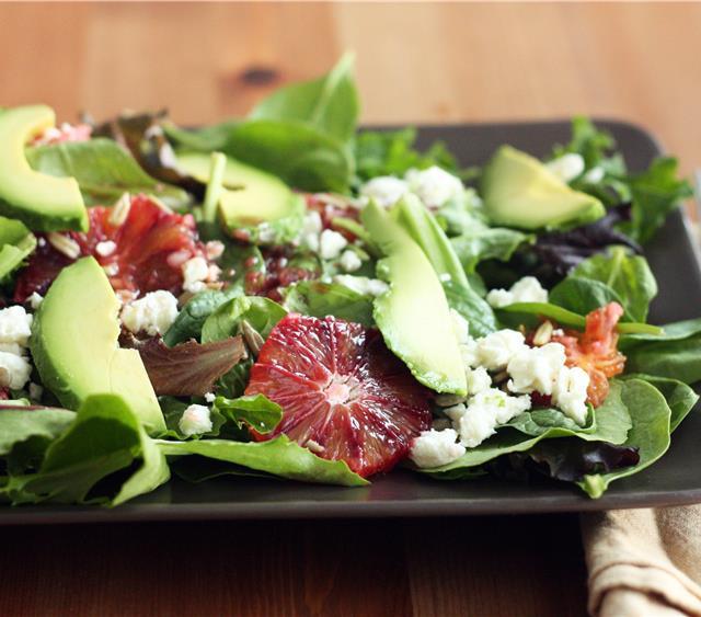 Blood Orange & Avocado Salad