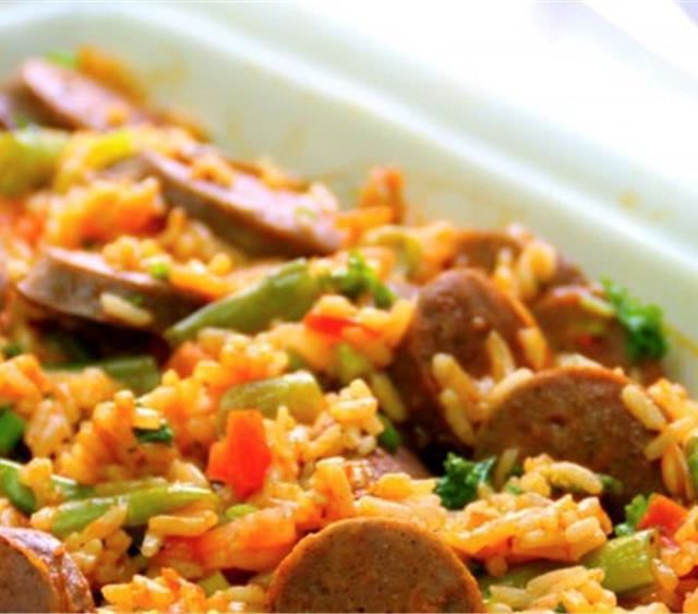 Savory Italian Sausage Rice